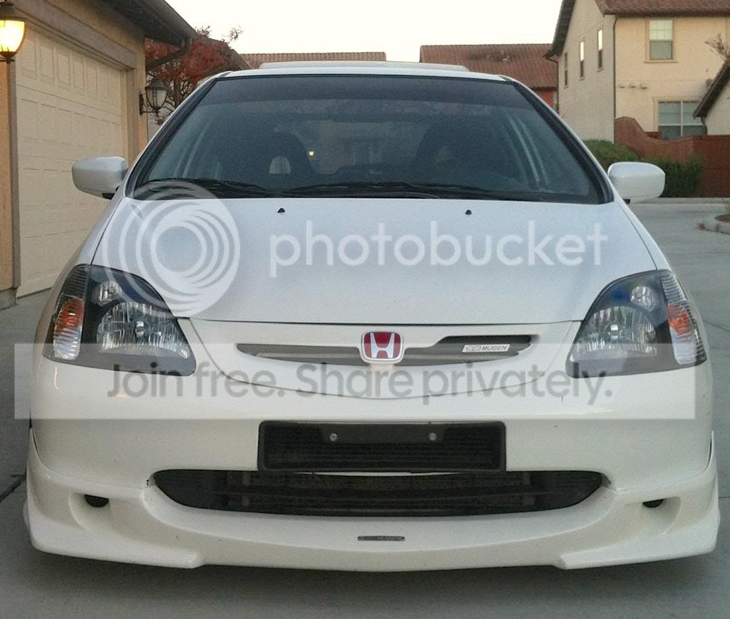 RSX front bumper Project, ep3 mugen style modification for license ...