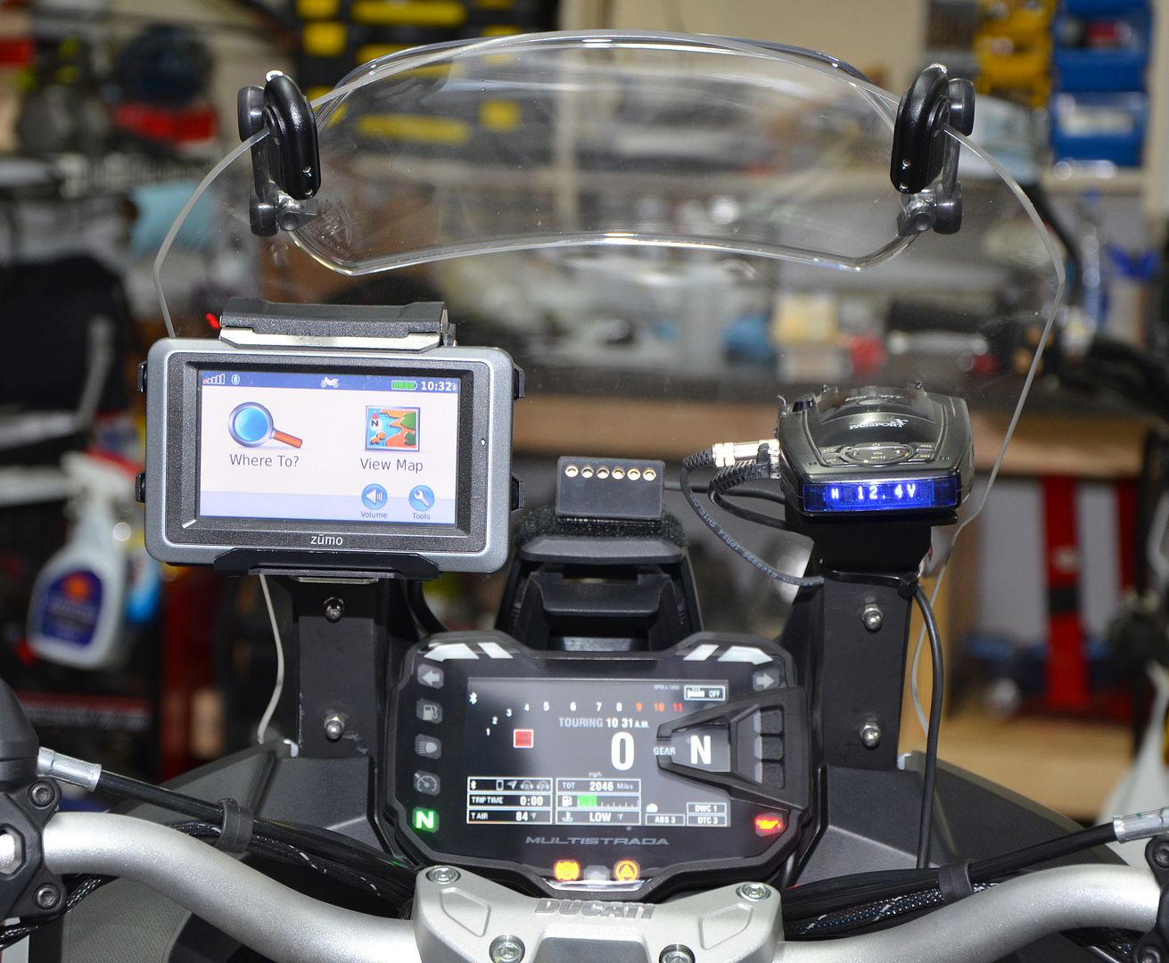 GPS Mount for 2015 Multistrada | Ducati.ms - The Ultimate Ducati Forum