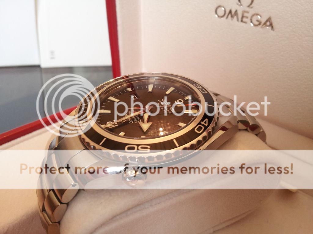 F/S Omega Seamaster Planet Ocean 22005000 45.5 All boxes & cards 2011 ...