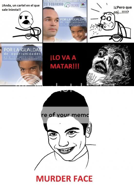 Murder Face (origen y viñetas) + Poker Face - Humor en Taringa!